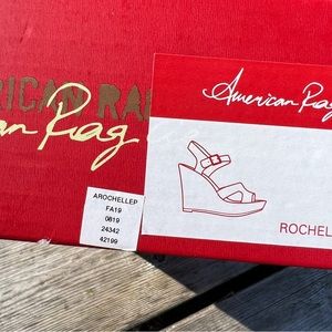 American Rag | Shoes | Newbox American Rag Rochelle Cognac 45 Cork ...